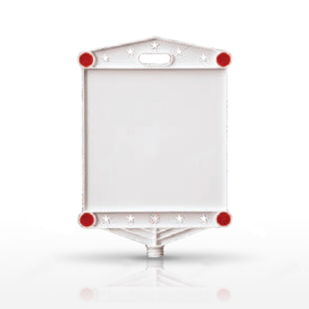 Reflective Rectangular Empty Sign Plate for Traffic Cones and Safety ...