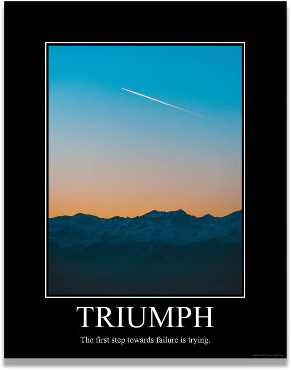 Amazon.com: Triumph Demotivational Poster Ironic Snarky Funny Sarcastic Office Wall Decor Art ...