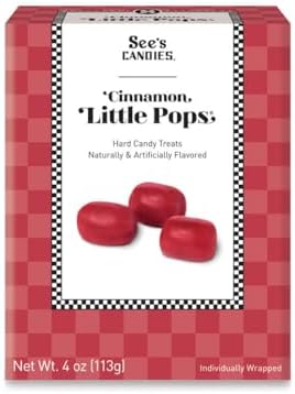 Amazon.com : See's Candies 8.4 oz Lollypops (Cinnamon, Pack of 12 ...