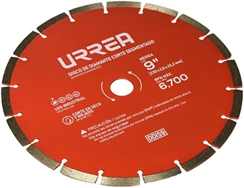 Urrea Herramientas Ddis7 Disco De Diamante Uso Industrial Corte