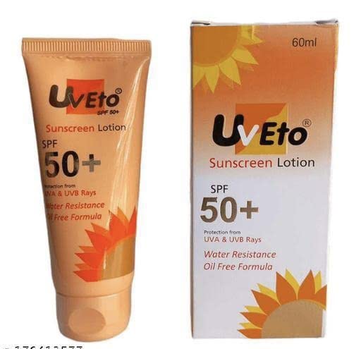 Uveto Spf 50 Sunscreen For All Skin Type Lotion 60Ml : Amazon.in: Beauty