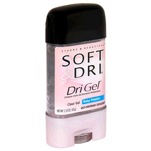 Amazon.com : Soft & Dri Gel Anti-Perspirant Clear Gel Deodorant, Baby ...