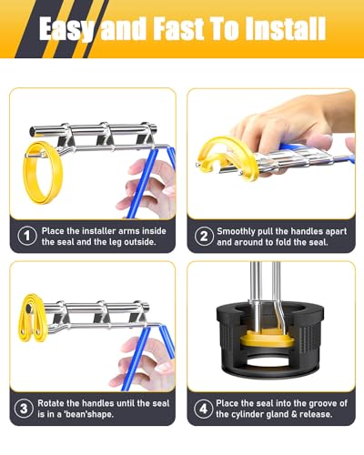 Snapklik.com : Lengthen Hydraulic Seal Installation Tool, Hydraulic ...