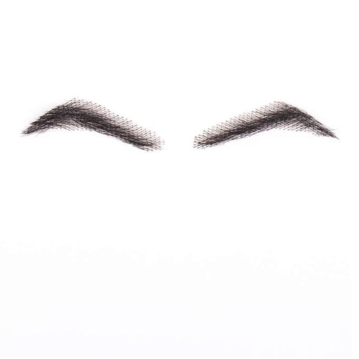 Amazon.com : 100% Human Hair False Brows for Men and Women Re-Usable ...