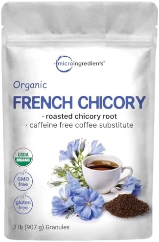 Amazon.com : Chicory Root Roasted Granules, 1 Pound, Chicory Coffee ...