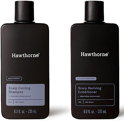 Amazon.com : Hawthorne Men's Scalp Cooling Shampoo and Conditioner Hair ...