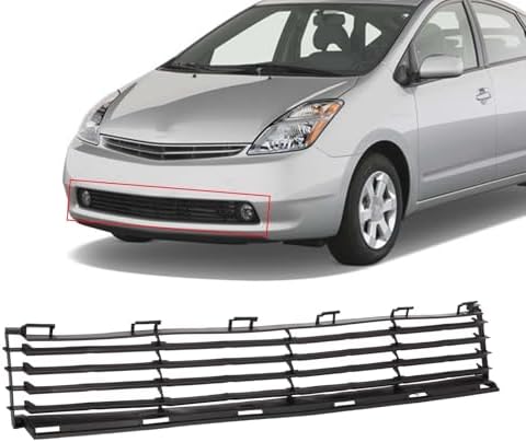 Amazon.com: Partzer Front Bumper Lower Grille Black Compatible with ...