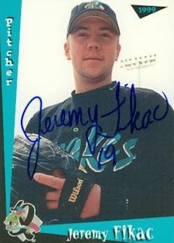 Jeremy Fikac autographed Baseball Card (Minor League) 1999 Grandstand ...