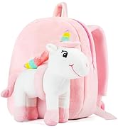 Amazon.com: HONGTEYA Toddler Plush Backpack with Stuffed Bunny Toy ...