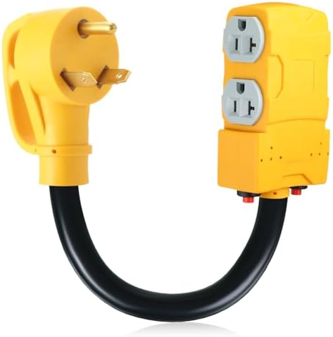 Amazon.com: Kanayu 1.8 FT 30 to 20 Amp 110V RV Generator Distribution ...