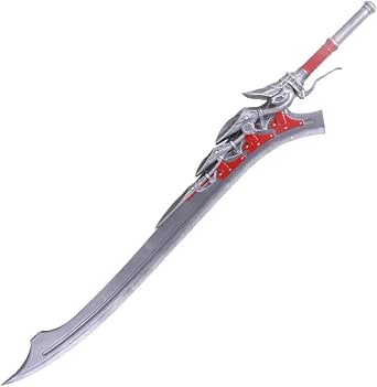 Amazon.com: PROPSCOS The Red Queen Sword Cosplay Prop : Clothing, Shoes ...