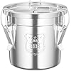 Amazon.com: KONKENIE 6L Stainless Steel Airtight Canister Rice Cereal ...