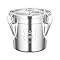 Amazon.com: KONKENIE 6L Stainless Steel Airtight Canister Rice Cereal ...