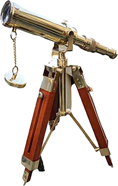 Usman Handicraft | Antique Maritime Brass Telescope with Adjustable ...