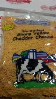 Amazon.com: James Farm: Shredded Sharp Yellow Cheddar Cheese 5 Lb ...