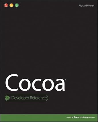 Cocoa (Developer Reference): Wentk, Richard: 9780470495896: Amazon.com: Books