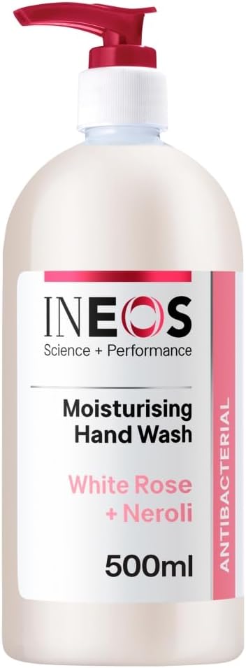 Ineos Moisturising Hand Wash White Rose & Neroli 500ml : Amazon.co.uk ...