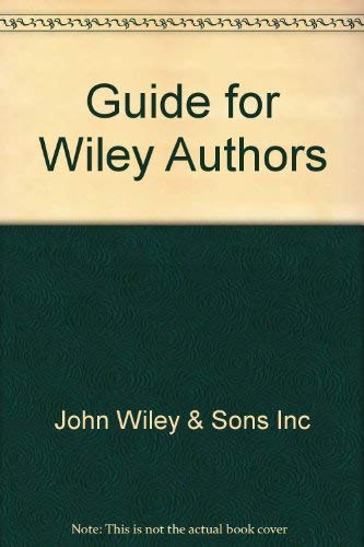 Amazon | Guide for Wiley Authors | John Wiley & Sons Inc | Words & Language