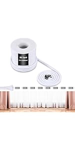 Amazon.com: Wowangce Curtain Weighted Tape Drapery Weights Rope Leaded ...