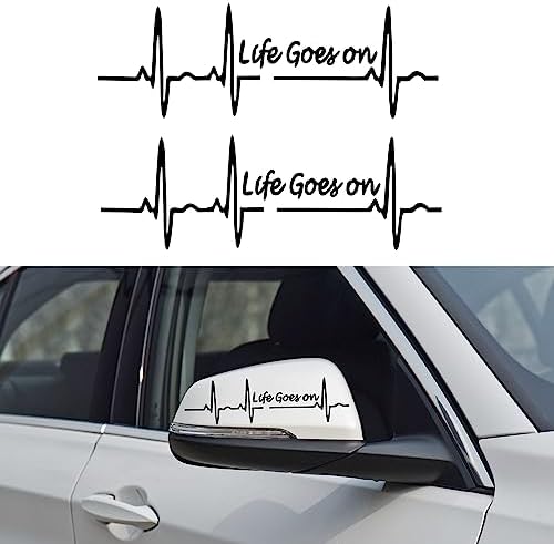 Amazon.com - Heart Beat Vinyl Waterproof Sticker Decal Car Laptop Wall ...