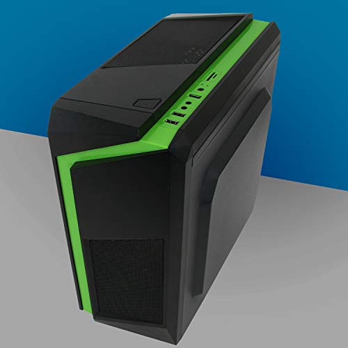 CiT F3 Micro-ATX PC Gaming Case, MATX & ITX Motherboard Support, SD/TF ...