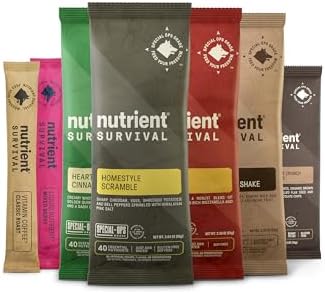 Amazon.com : Nutrient Survival MRE Alpha Grab and Go Power Pack (8 ...