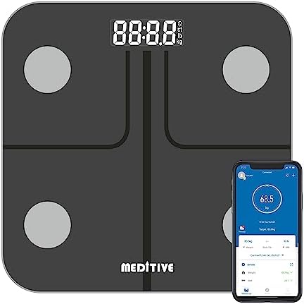 Withings Body - Digital Wi-Fi Smart Scale with Automatic Smartphone App Sync, BMI, Multi-User ...