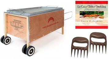 Amazon.com : Caja China Roasting Box Pig Roaster 100lbs w/free Cookbook ...