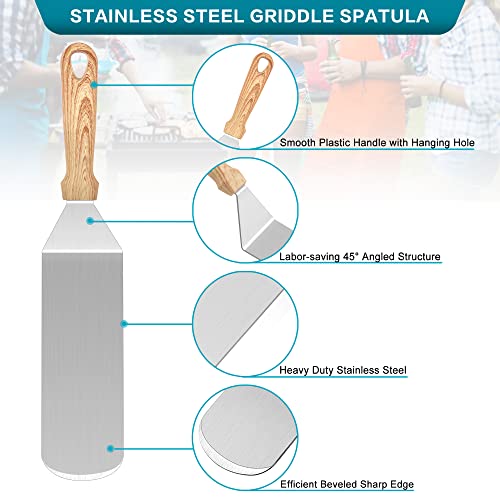 Snapklik.com : Griddle Accessories Set Of 25, Heavy Duty Stainless ...