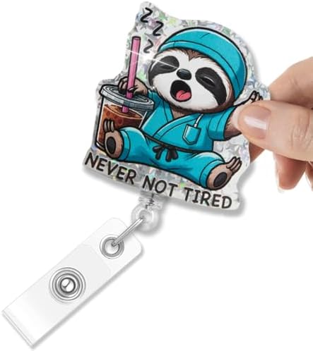 Amazon.com : ERHACHAIJIA Just A Girl Who Loves Sloths Retractable Blue ...