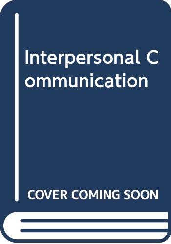 Interpersonal Communication: Joseph A. DeVito: 9780321404947: Amazon ...