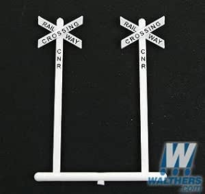 Amazon.com: Railroad Crossbuck Warning Sign - Canadian-Style w/Railway ...