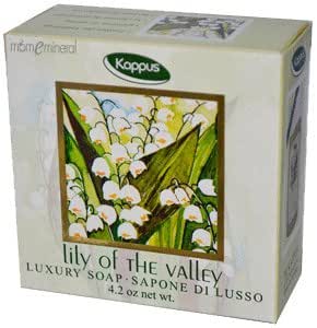 Amazon.com : Luxury Soap, Lily of the Valley, 4.2 oz by Kappus : Beauty ...