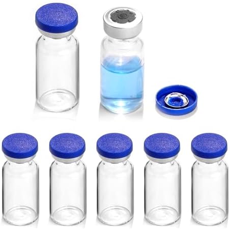 Amazon.com: Threlaco 20 Pcs 1ml Sealed Sterile Empty Vials with Self ...