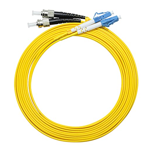 2pcs LC to ST Fiber Patch Cable Single Mode Duplex， ST/UPC-LC/UPC ...