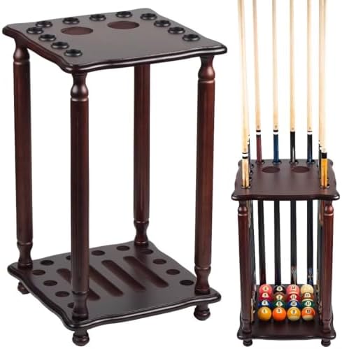 Amazon.com: Collapsar Pool Stick Holder Floor Stand,Pool Cue Rack Holds ...