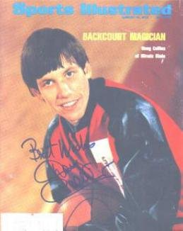 Doug Collins (ILLINOIS STATE) autographed Sports Illustrated Magazine ...