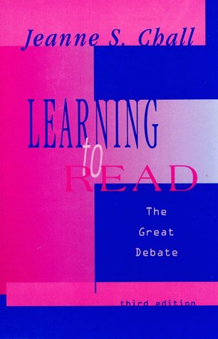 Buy Learning to Read: The Great Debate Book Online at Low Prices in ...