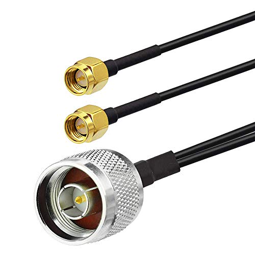 RF SIGNAL Type N to SMA Splitter Cable N Male to Dual SMA Male Cable N ...