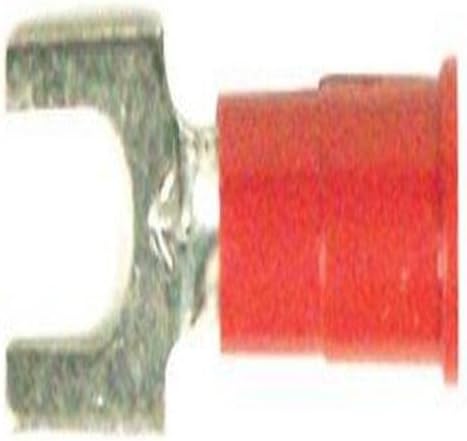 Amazon.com: 8 Gauge Vinyl Spade # 8 RED 10 PK Crimp Terminal Connector ...