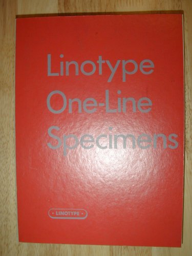Linotype One-Line Specimens: Mergenthaler Linotype Company: Amazon.com ...