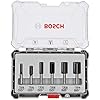Amazon | ボッシュ(BOSCH) ルーター・トリマービットセット(ストレート・6本入) 2607017465 | トリマーアクセサリ