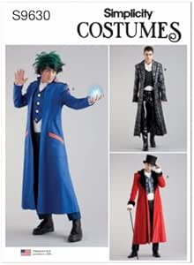 Amazon.com: Simplicity Men/BOY Costume, Multicolor 2 Piece : Arts ...