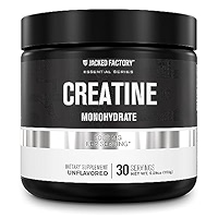 Jacked Factory Creatine Monohydrate Powder 150g - Creatine Supplement ...