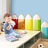 Amazon.com: 3D Anti-Collision Wall Padding, Pencil Shaped Upholstered ...
