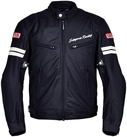 Amazon | [シンプソン] メッシュジャケット BLACK/WHITE 3L SJ-5118 | ジャケット | 車＆バイク