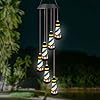 Amazon.com : Lighthouse Wind Chimes Outdoors Solar Hanging Lighthouse ...