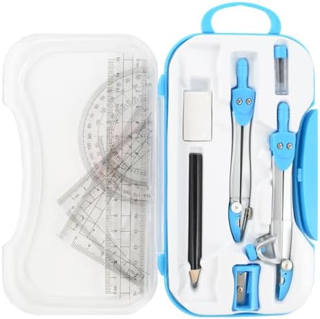 TPBSITNS Maths Set Geometry Compasses Set, 10 PCS School Stationery ...