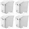 Amazon.com: Sunnyray 4 Pack Rice Food Storage Container, 38.5 lb ...