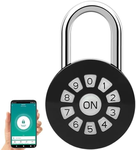 Smart Password Padlock - Password/Phone APP Control(iOS/Android ...